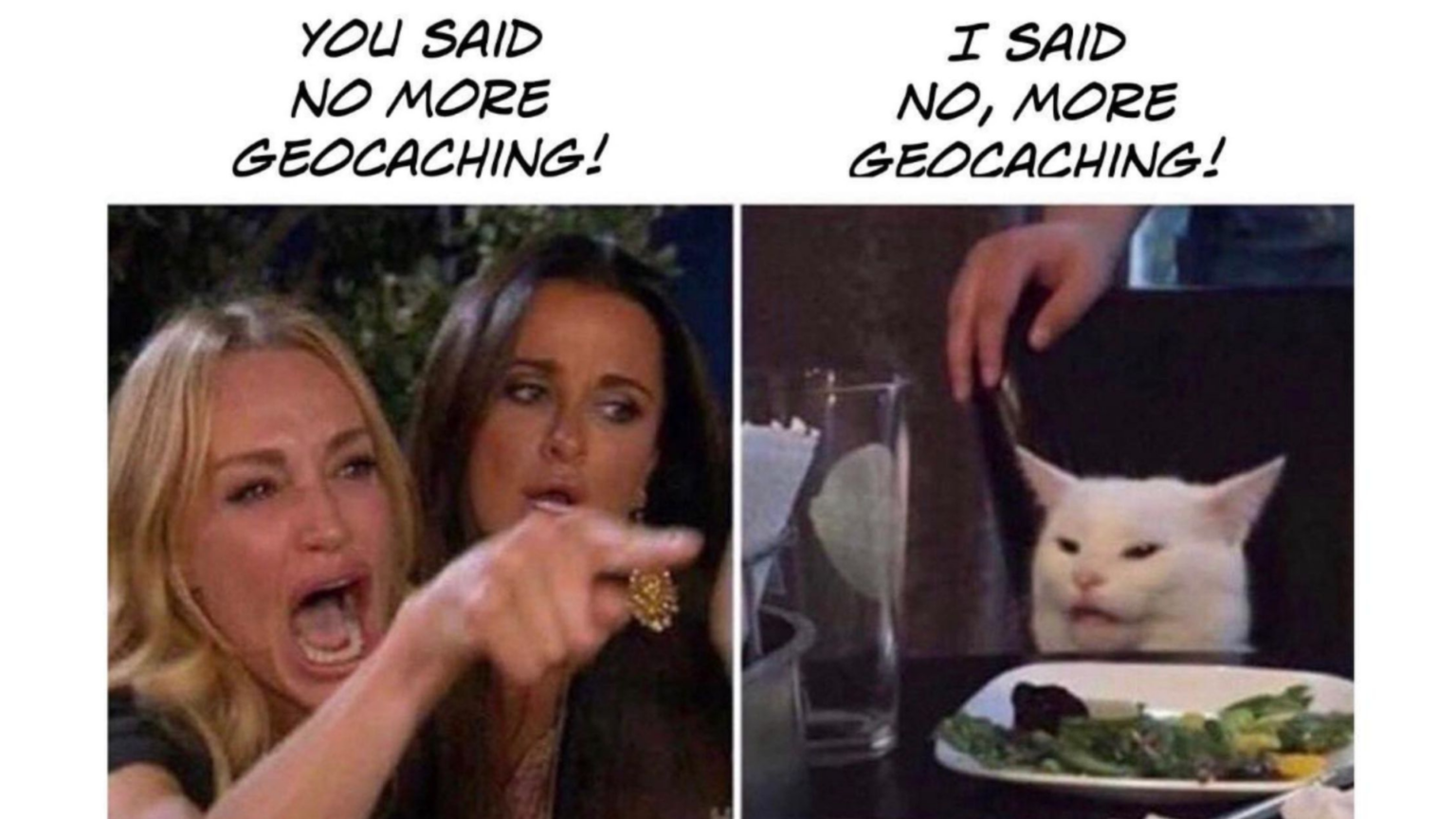 Geocaching memes en cartoons (deel 2)